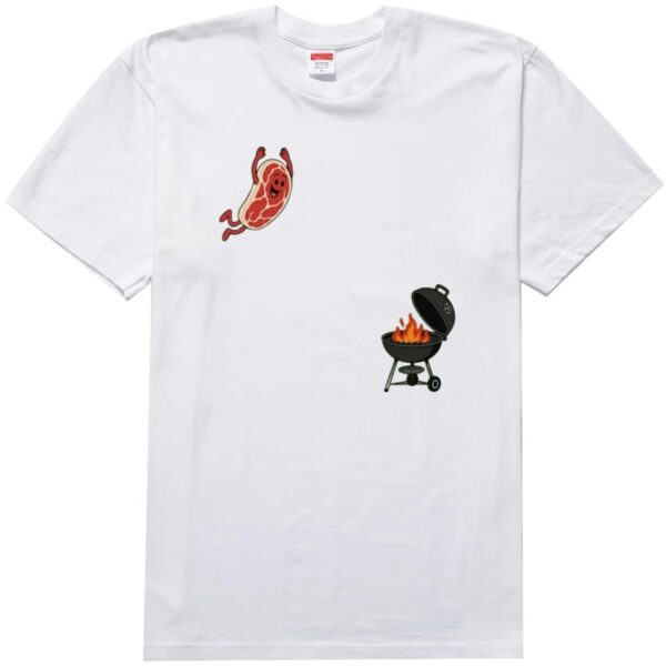 BBQ Jumping Steak Funny 2026 T-Shirt